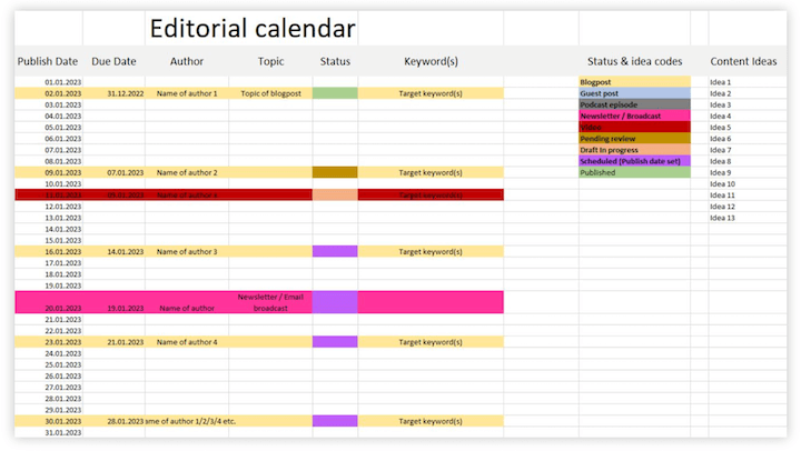 How to Create an Editorial Calendar (+Free Template!) - 24 Student How to Create an Editorial Calendar (+Free Template!) - 24 Student