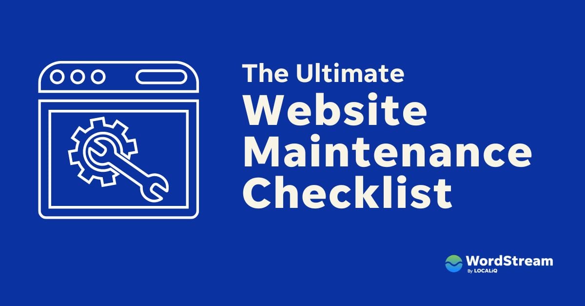 Your 2019 Website Maintenance Checklist Website Maintenance WordPress